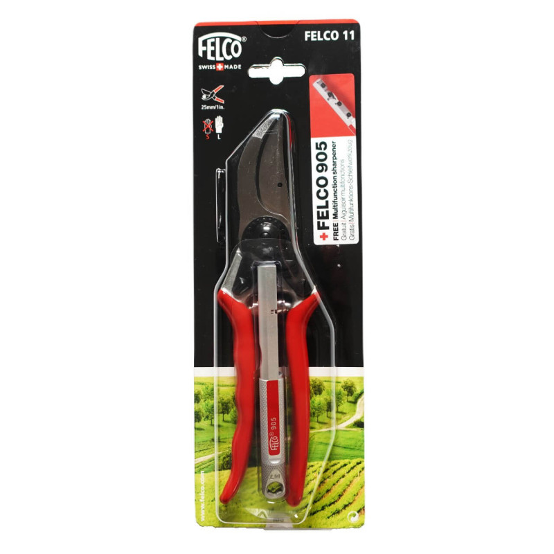 Sekator jednoręczny Felco 11 + osełka Felco 905